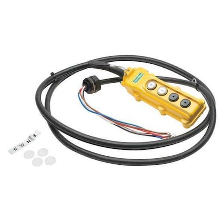 Harrington Pendant, 4 Button, 16 ft. Cable Drop MP1DSS278120 | Zoro