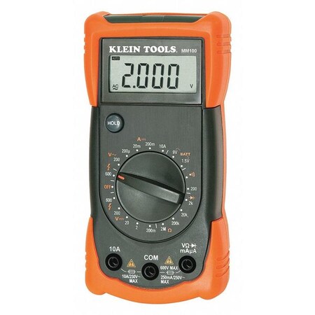 Klein Tools Manual Ranging Multimeter MM100 | Zoro