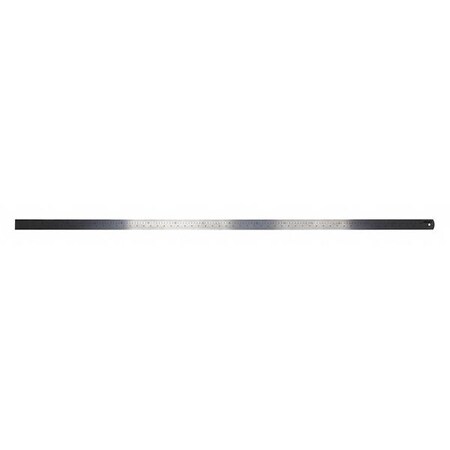 Insize 7110-1500 $77.09 Steel Rule, SS, 60" L, Unfinished, 1-1/2" W ...