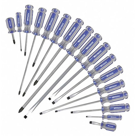 Westward Screwdriver Set, 17 pcs, Acetate 401L76 | Zoro