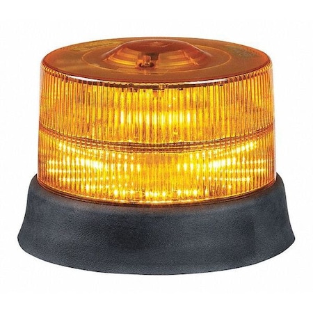 Federal Signal LED Beacon, Amber, 4-43/64" H, 6-1/2" dia. LP800-A | Zoro
