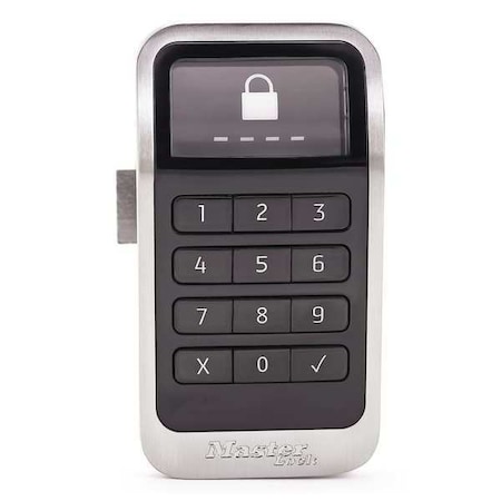 Master Lock Electronic Keyless Lock, Outside 2-1/8" W 3685 | Zoro
