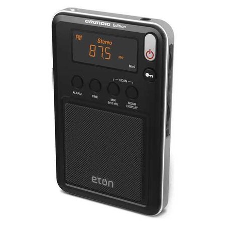 Eton Mini Shortwave Radio, Black, 2-45/64" W NGWMINIB | Zoro
