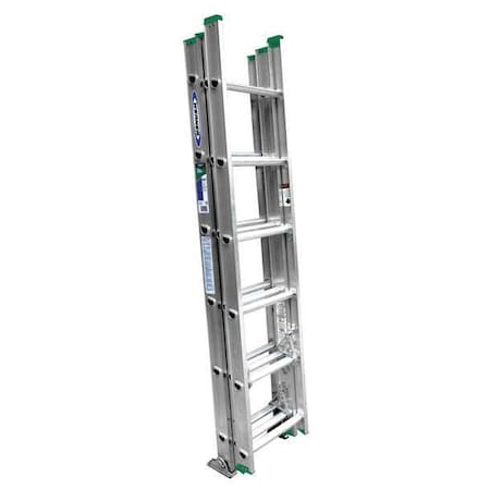 Werner 16 ft Aluminum Extension Ladder, 225 lb Load Capacity (D1216-3 ...