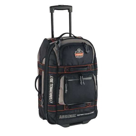 Arsenal By Ergodyne Wheeled Luggage, Large, Black, 1680D Ballistic ...