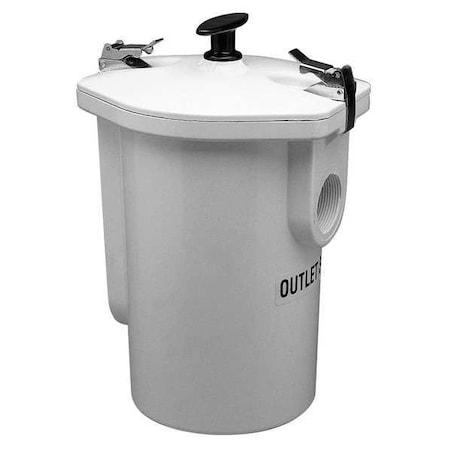 Zurn 1-1/2 " Dia., Sediment Bucket, Screen: PVC; Handle: ABS; Latches ...
