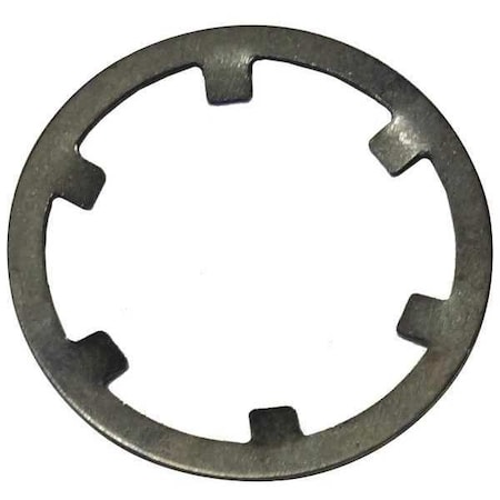 Zoro Select External Self-Locking Push-On Retaining Ring, Steel Plain ...