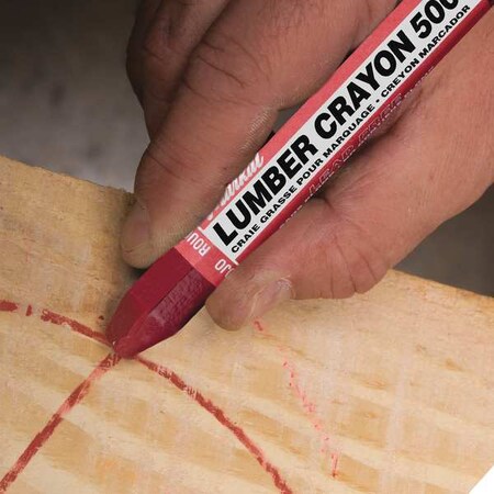 Markal Lumber Crayon, Large Tip, Red Color Family, Clay, 12 PK 80322 | Zoro