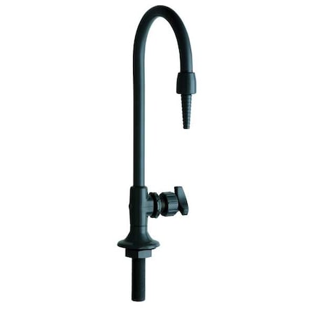 Chicago Faucet Gooseneck Laboratory Faucet, Manual, Single Hole Only ...