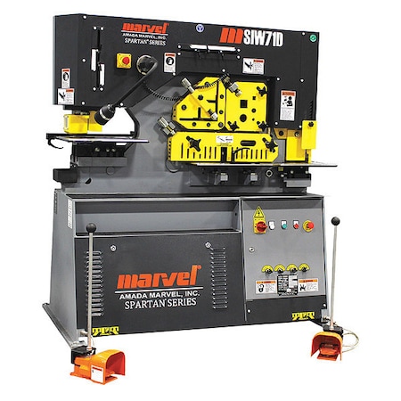Marvel Hydraulic Ironworker, 62 tons Max. Force MSIW71D | Zoro