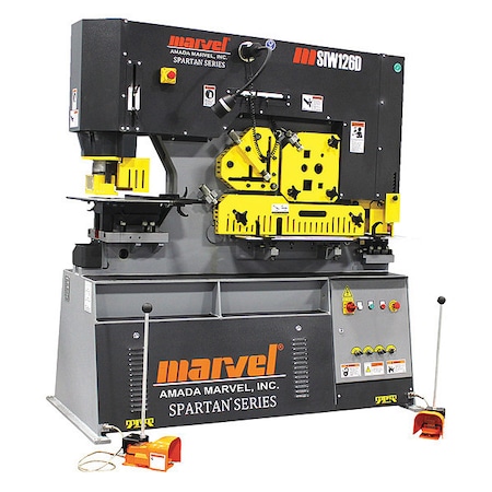 Marvel Hydraulic Ironworker, 95 tons Max. Force MSIW126D | Zoro