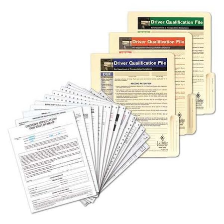 Jj Keller Driver Qualification, Paper, 27 Pages, PK2 9645 | Zoro
