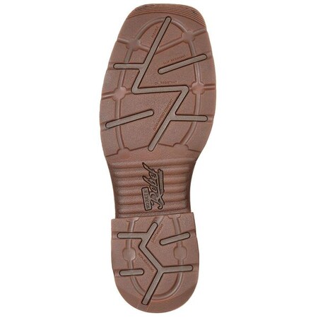 Durango Men's 11 in Western Boot, Steel Toe, American Flag/Dark Brown ...