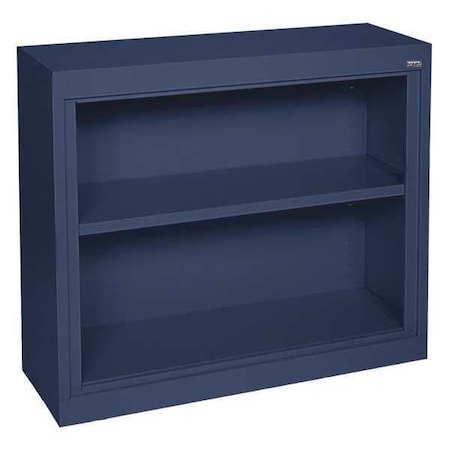 Sandusky Lee Adjustable Bookcase, 36x18x30in, Navy Blue BA10361830-A6 ...