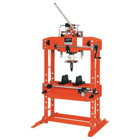Jet Hydraulic Press, 35 t, Manual Pump 331431 | Zoro