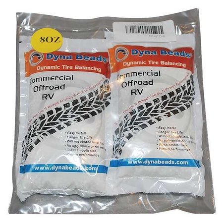 Dyna Beads 8 oz. Tire Balancing Beads, PK2, PR Fleet | Zoro