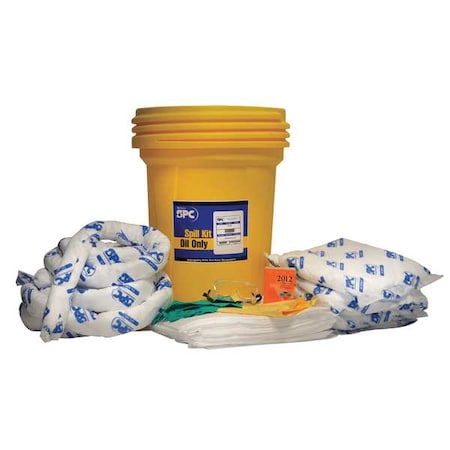 Brady 65-Gallon Drum Spill Control Kit - Chemical Application SKH65 | Zoro