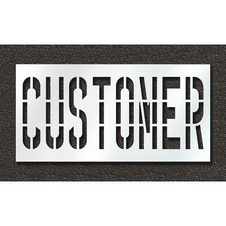 Rae Pavement Stencil, Customer, STL-108-73614 STL-108-73614 | Zoro