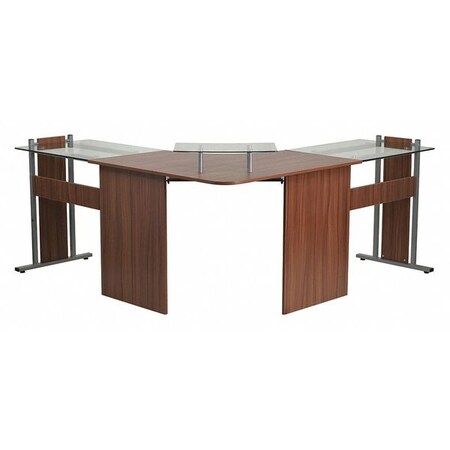 Flash Furniture Multi Functional Desk Office Desk, 61-3/4" D X 34" H ...