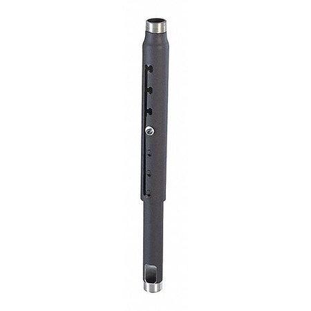 Chief Extension Column, Adjustable, Blk Color CMS0203 | Zoro