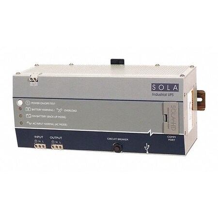 Solahd UPS System, 850VA, Standby, Out: 120VAC In: 120VAC SDU850A | Zoro