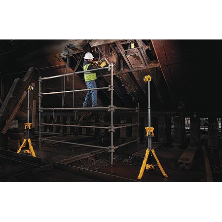 Dewalt Job Site Light Kit, 20V, LED, 3000 Lumens DCL079R1 | Zoro