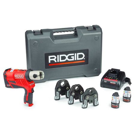 Ridgid Press Tool Kit, 12.0V, Li-Ion, 13-1/2" L 57403 | Zoro