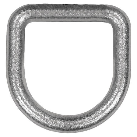 Buyers Products 1/2 Inch Forged White Zinc-Plated D-Ring B38RZW | Zoro