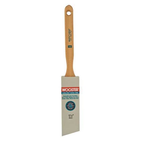 Wooster 1-1/2" Angle Sash Extra Firm, Nylon Bristle, Paint Brush, Wood ...