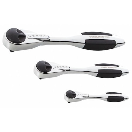Steelman Ratchet Set, 3 Pieces, 160-Tooth 98860 | Zoro