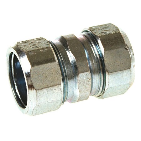 Raco Rgd/Imc Compression Coupling, 1-1/2", Steel 1828 | Zoro