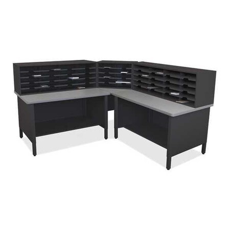 Marvel Mailroom 50 Slot Mailroom Organizer, 2 Storage Shelves UTIL0062 ...