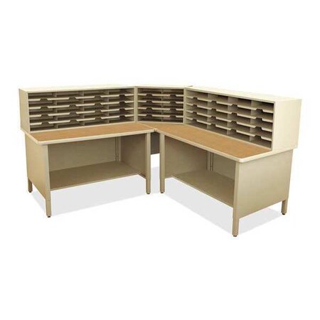 Marvel Mailroom 50 Slot Mailroom Organizer, 2 Storage Shelves UTIL0062 ...