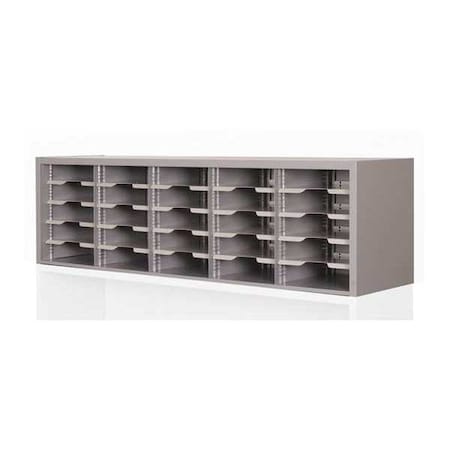 Mailroom Marvel Utility Sorter w/Adjustable Shelves, 60W x 14D x 16H ...