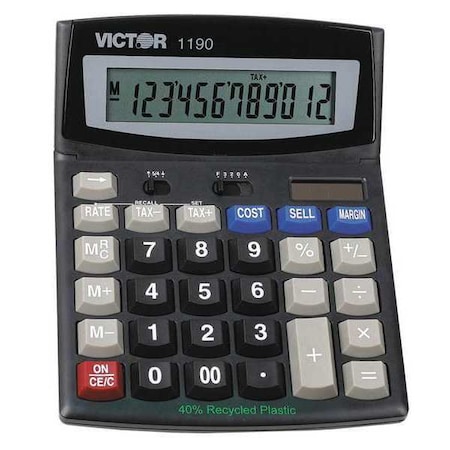 Victor Technology Executive Desktop Calculator 1190 | Zoro