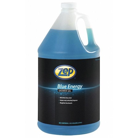 Zep Blue Energy Shower Gel, 1 gal., PK4 146624 | Zoro