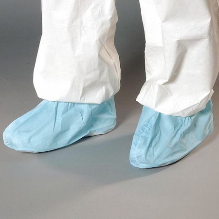 Alpha Pro Tech Disposable Shoe Covers, PVC/Vinyl, Blue, Slip Resistant ...