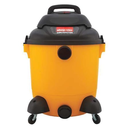 Shop-Vac Contractor Vacuum, Wet/Dry, 12 gal., 5 HP, Yellow, 1-1/2" Hose ...
