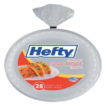 Hefty Hefty Plate, 10.25, PK28 PAC D21028 | Zoro
