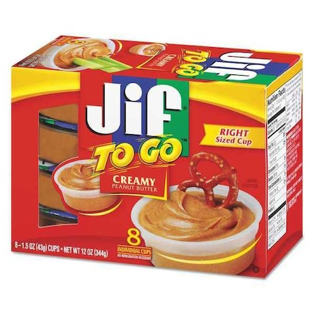 JIF TO GO. Jif To Go Peanut Butter Cups, 8 PK (5150024136) | Zoro