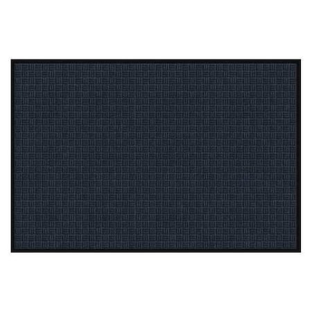 Apache Mills Gatekeeper Entry Mat, Navy, 3 ft. W x 7608015013X4 | Zoro