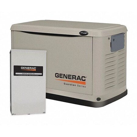 Generac Generac 11kW Standby Generator System w/Transfer Switch 6438 | Zoro