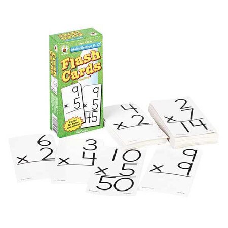 Carson Dellosa Flash Cards, Multiplication 0-12, PK94 CD-3930 | Zoro