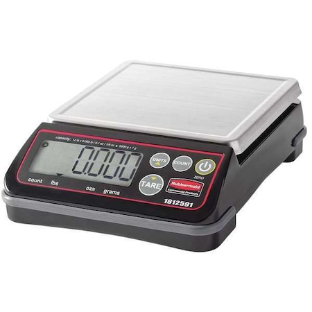 Rubbermaid Commercial High Performance Digital Scale, 12 lb. 1812591 | Zoro