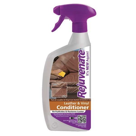 Rejuvenate Leather/Vinyl Conditioner, 16 oz., PK12 RJ16CD | Zoro