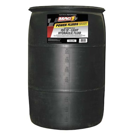 Mag 1 55 gal Drum, Hydraulic Oil, 32 ISO Viscosity, Not Specified SAE ...