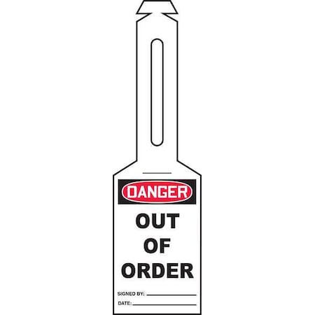 Accuform Tag, Equipment Status, Plastic, 5 1/4 in H x 3 1/4 in W, Black ...