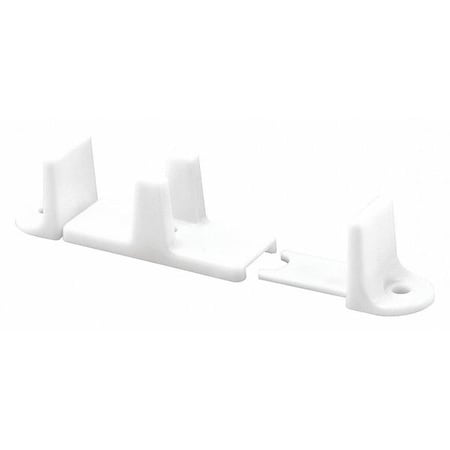 Primeline Tools 1 in. White Nylon, Adjustable Bypass Door Guide (2 Pack ...