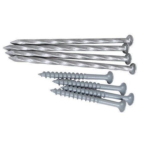 Bird Barrier Fasteners, 7/64" L, Silver, PK5 tg-f15 | Zoro