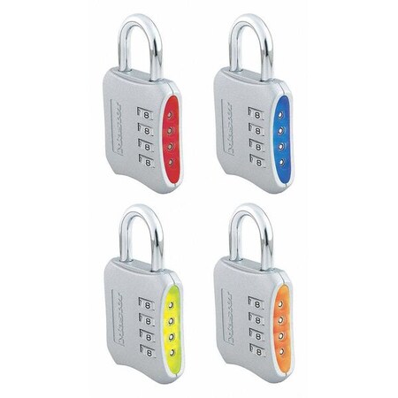 Master Lock Combination Padlock, 4 Dials 653D | Zoro.com